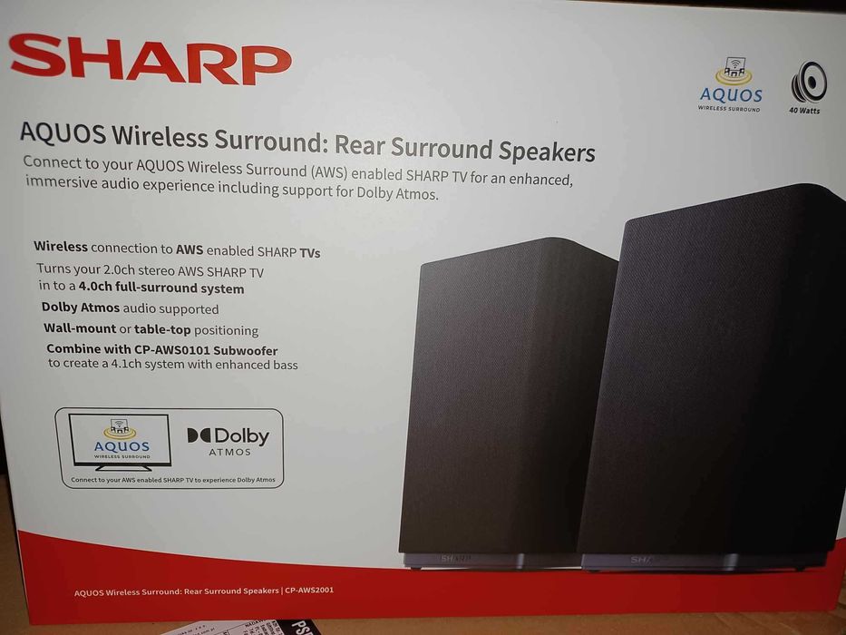 Głośniki Bezprzewodowe Surround Sharp AQUOS CP-AWS2001 Toruń • OLX.pl