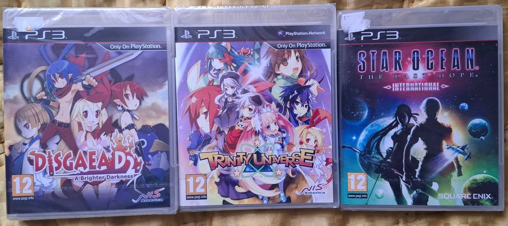 Disgaea Dimension D2, Star Ocean, Trinity Universe - PS3 - zestaw Łomianki • OLX.pl