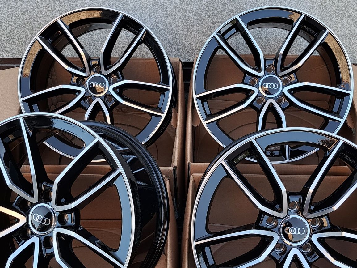 Alufelgi 18 Audi 5x112 A4 B8 B9 A5 A7 A6 C6 C7 A8 Et30 Czarne Kt17
