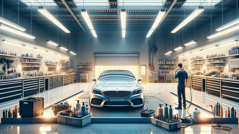 Profesjonalna NOWA hala DETAILING AUTO MYJNIA LEDY biznes Wynajem ...