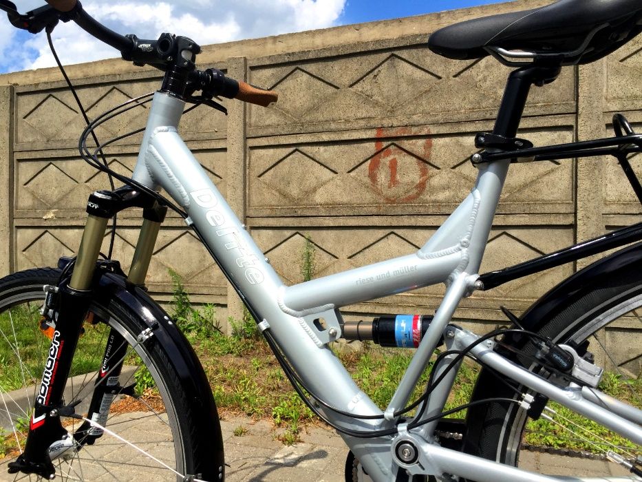 Rower RIESE&MULLER DELITE 26' Piasta ROHLOFF Hydraulika Magura Manitou ...