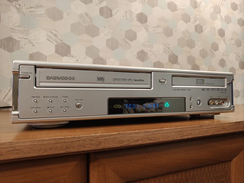 Nagrywarka DVD VHS Daewoo DF-7100 Lubin • OLX.pl
