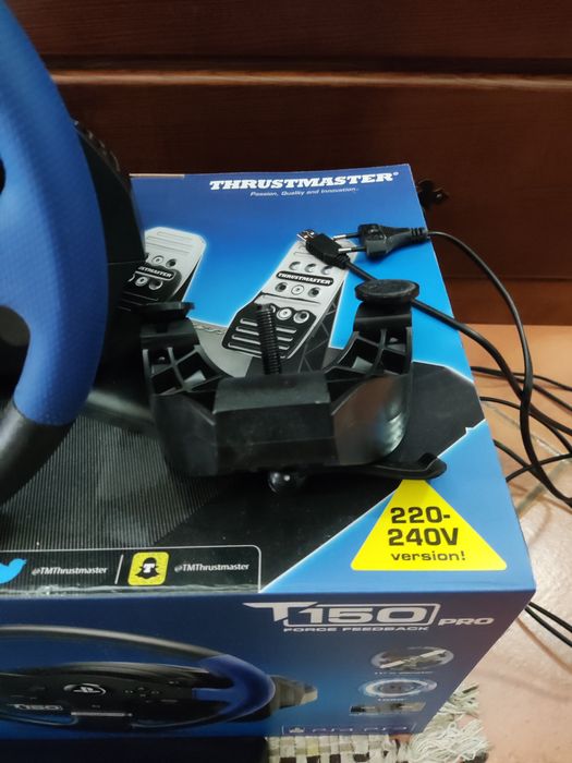 Volante ThrustMaster T150 PRO Force Feedback PRATICAMENTE NOVO Almeirim • OLX Portugal