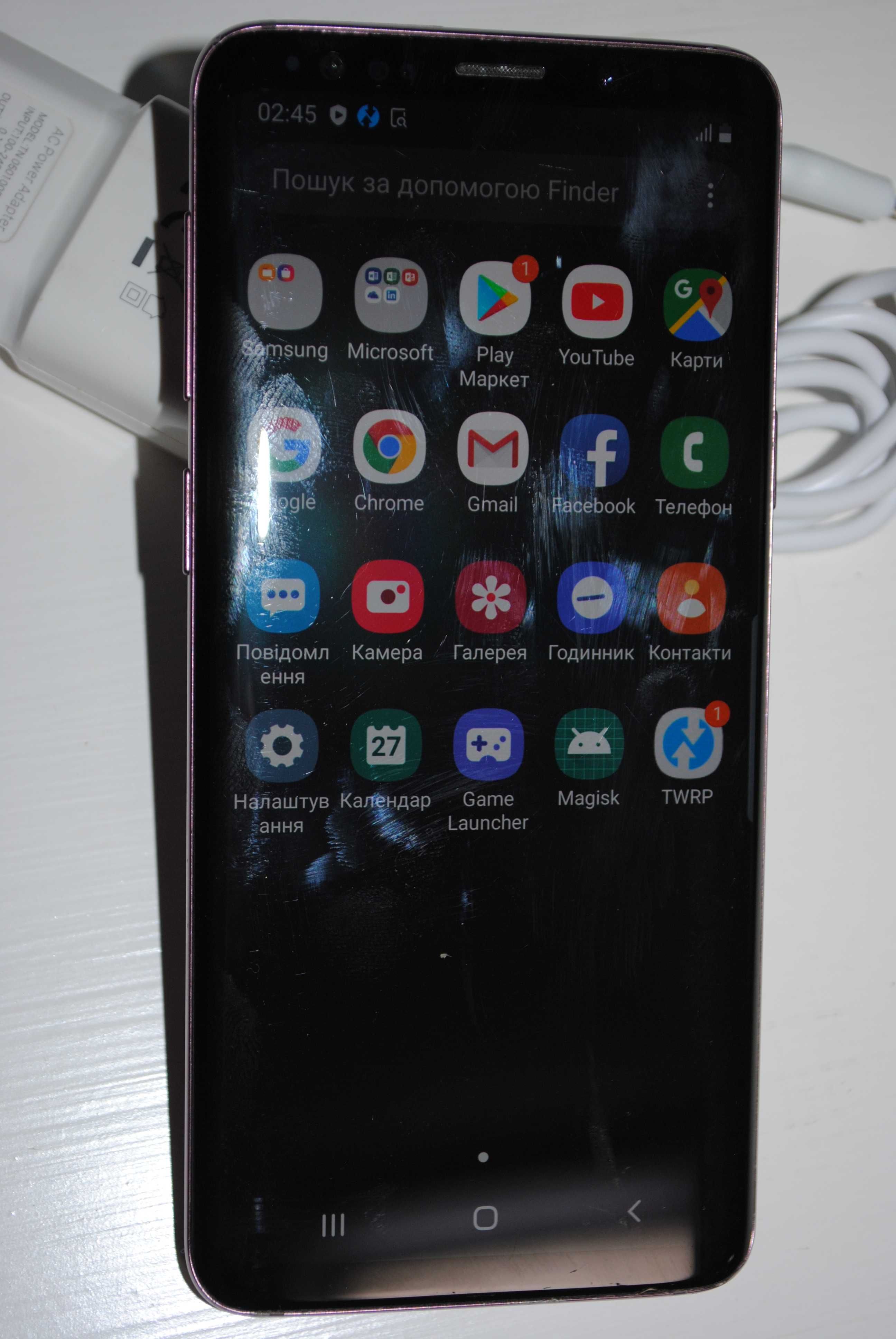 Телефон смартфон Samsung galaxy s9 SM-G960f 4/64gb бузковий на 2 карти ...