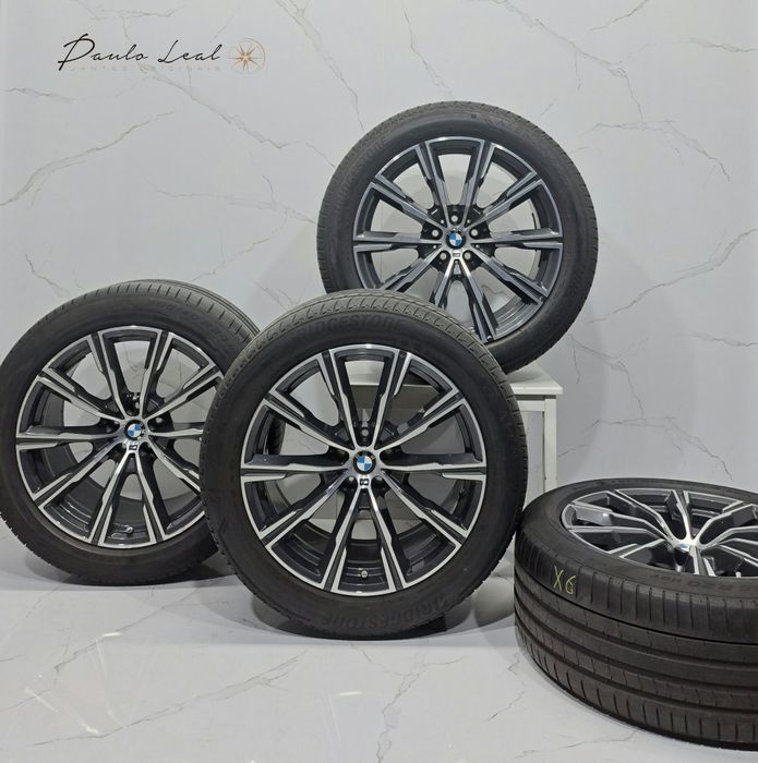 Jantes 20" originais BMW style 740M X5 G05 X6 G06 5x112 com pneus ...