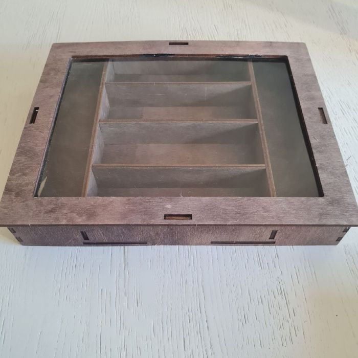 Коробка з фанери подарункова коробка коробка для горіхів солодощів