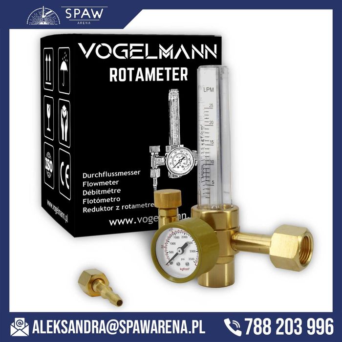 Vogelmann Rotameter - Reduktor z rotametrem Ar/CO2 Bytom • OLX.pl