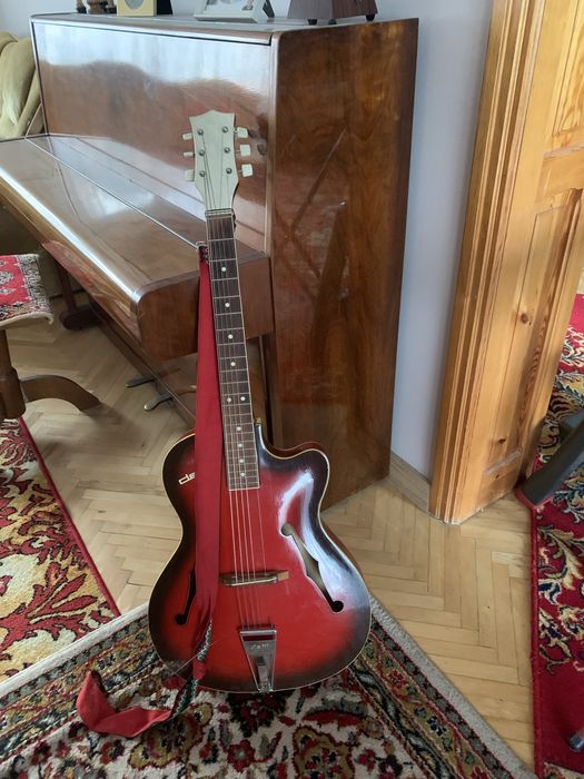 Gitara Defil jazz typ III rok produkcji 1973 Słupsk • OLX.pl