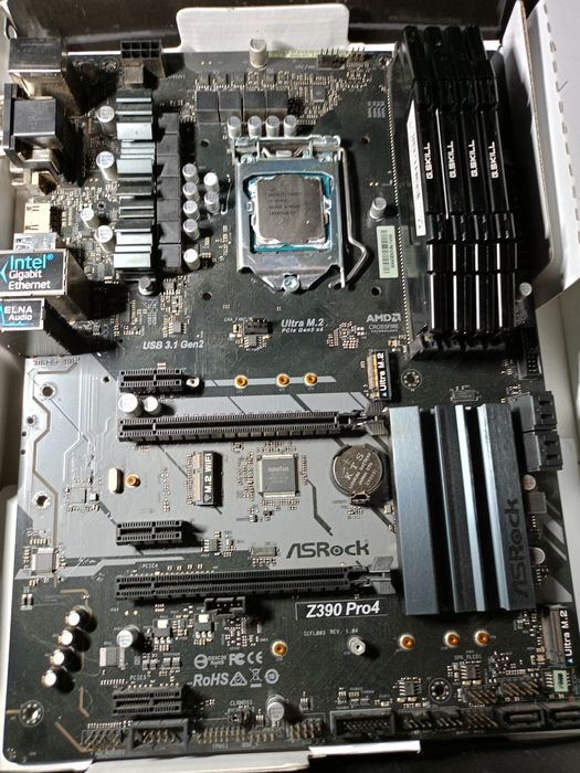 Intel i7-8700K + ASRock Z390 Pro4 + 32GB RAM + chłodzenie AIO Corsair Brzesko • OLX.pl