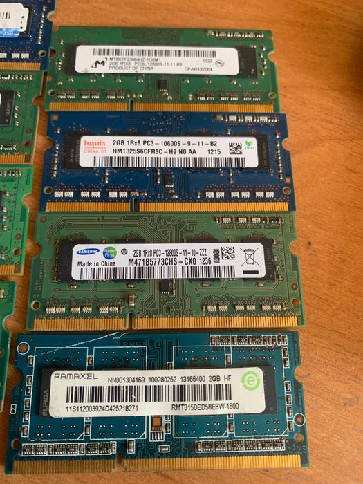 Оперативна памʼять до ноутбука DDR 3,2,1 1-2GB: 100 грн. - Запчастини ...