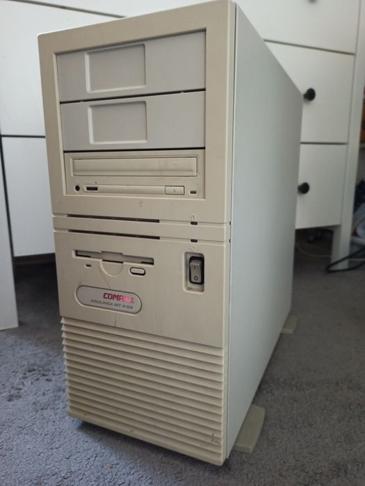 Komputer compaq prolinea mt 4/66 stary PC retro Windows 95 Elbląg • OLX.pl