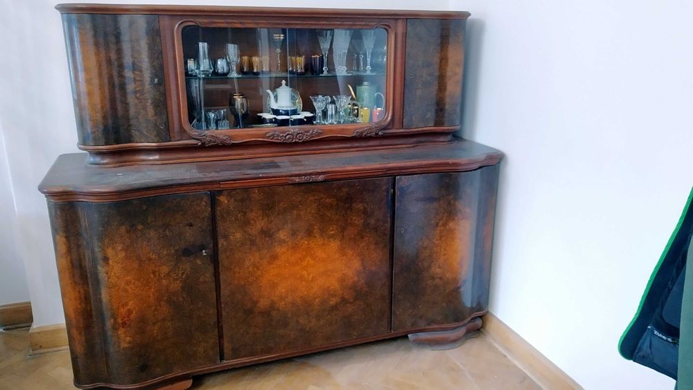 Kredens, bufet, barek - vintage, art deco, antyk, meble zabytkowe ...