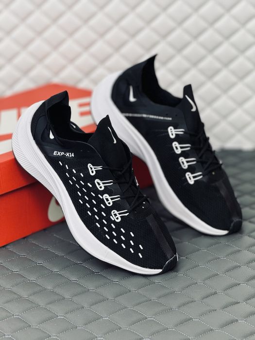 Кроссовки мужские весенние Nike EXP-14 SE black-white кросовки Найк ве ...