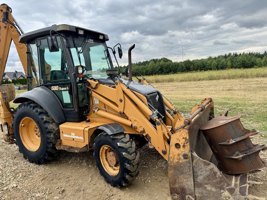 Case 580 super r case 580sr koparko ładowarka Wręczyca Wielka • OLX.pl