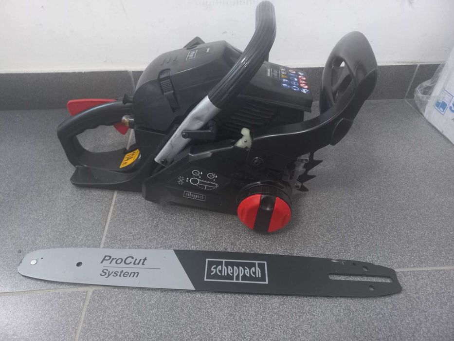 Piła łańcuchowa benzynowa Scheppach CSP41 1400 Wrocław Fabryczna • OLX.pl