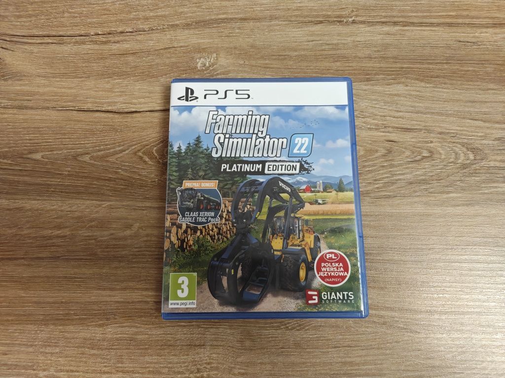 Ps5 Farming Simulator 22 Platinum Edition Polska Wersja Językowa