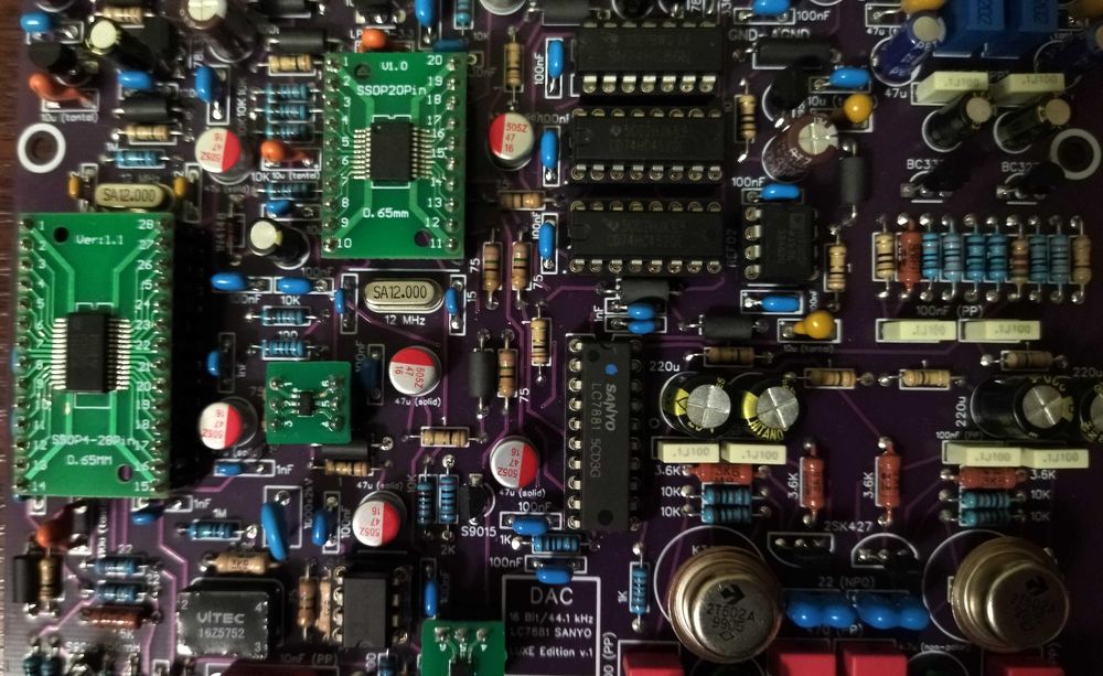 ЦАП DAC LC7881 Sanyo 16bit/44.1kHz USB версия печатная плата: 400 грн ...