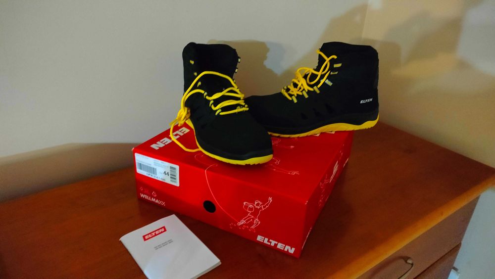 Buty ochronne S1 Elten r 44 Niemieckie obuwie ochronne Maddox Air Mesh ...