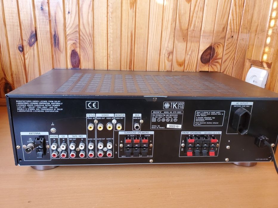 Ресивер SONY STR-D665+ колонки SONY SS-F2 + микшер Sound Craft Stereo ...