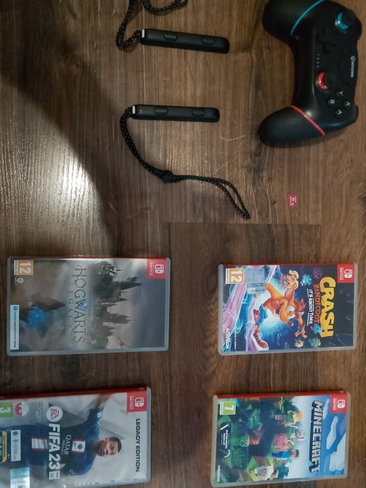 Nintendo swich qled+pad,gry,karta pamięci Łódź Śródmieście • OLX.pl