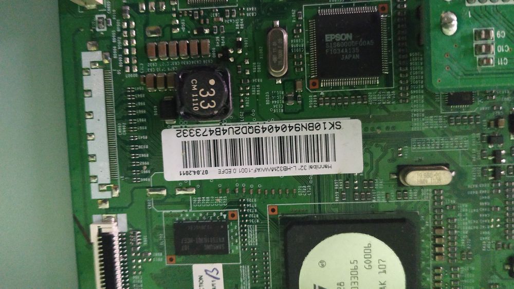 Placa principal de LCD Samsung 32 polegadas Alto Do Seixalinho, Santo ...