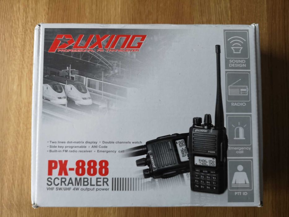 Krótkofalówka Radiotelefon Puxing PX-888 +antena Nagoya NA-771 Warszawa ...