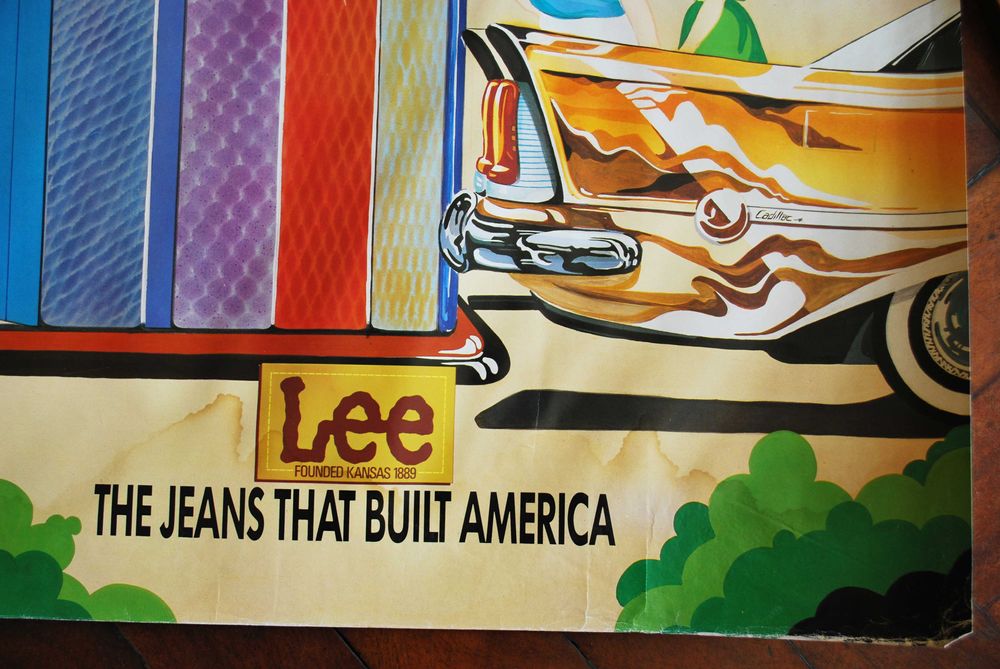 Cartaz/Poster Lee Beach – The jeans that built America Avenidas Novas ...