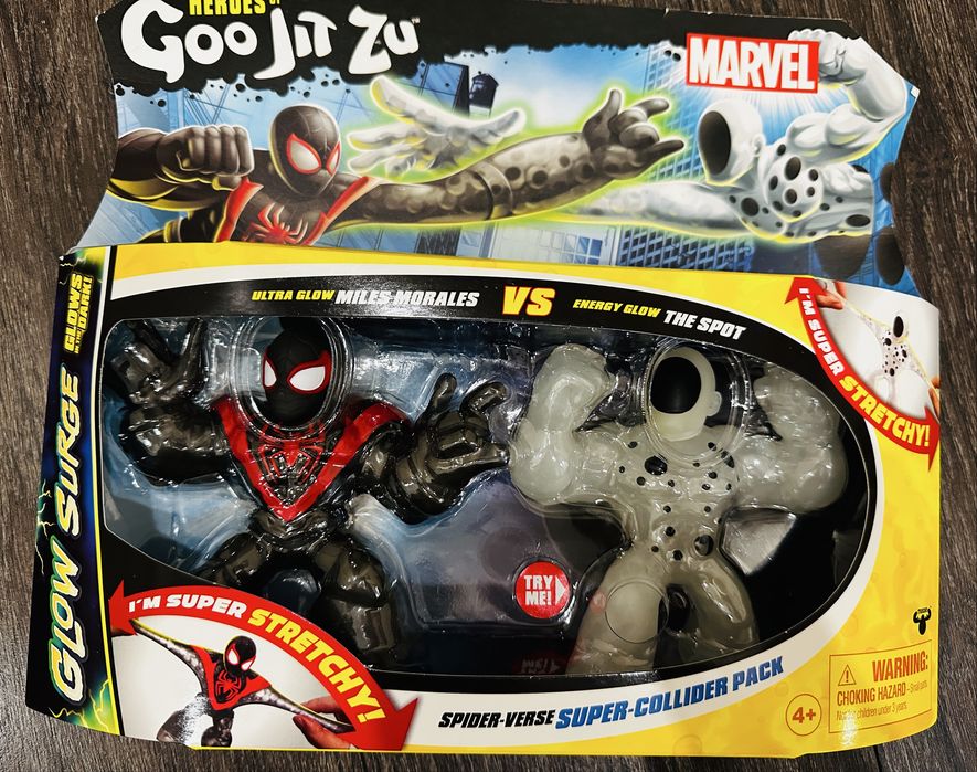 Гуджитсу Heroes Goo Jit Zu Marvel Glow Surge Spider-Verse Super: 1 199 ...