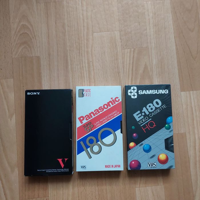 Kasety VHS z filmami , do magnetowidu 3 szt. Ruda Śląska • OLX.pl