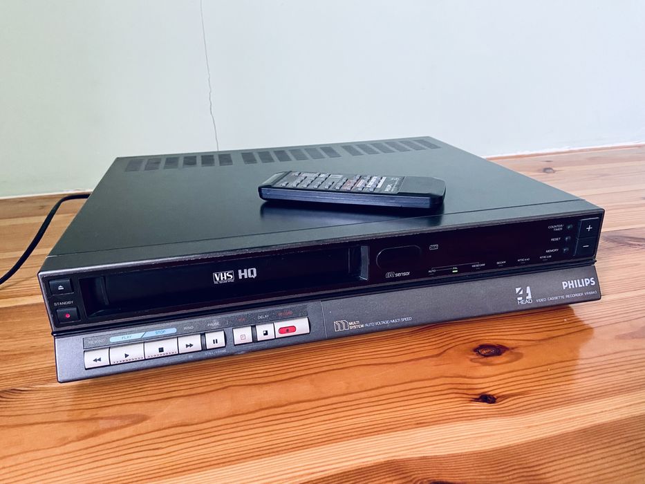 Magnetowid vintage Philips VR-6843/56 odtwarzacz kaset Video VHS retro ...