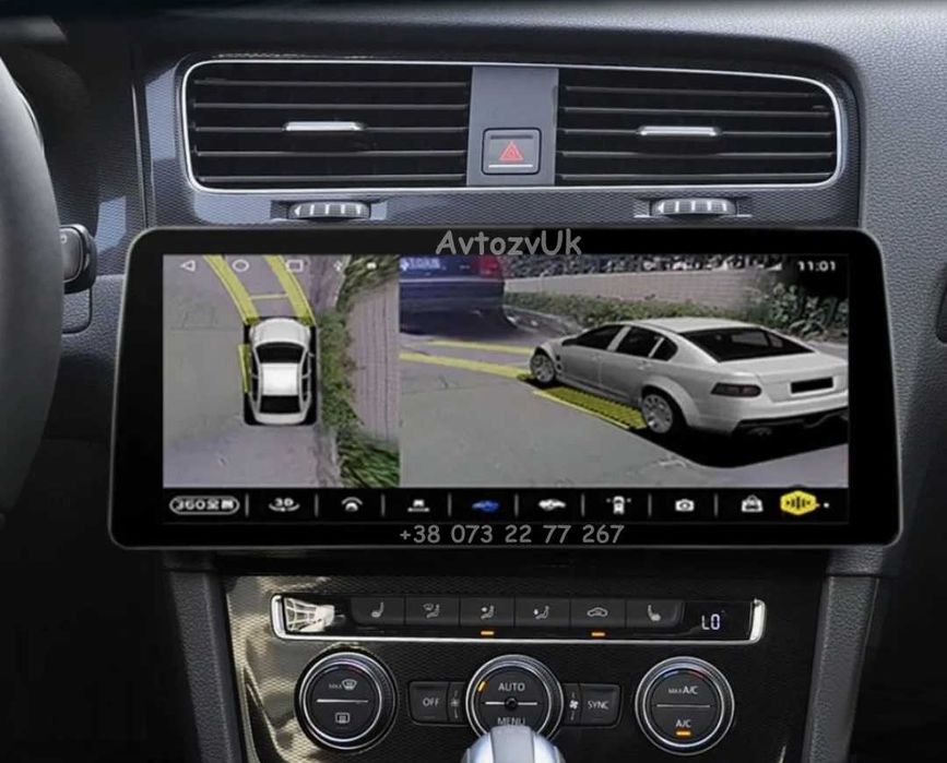 Магнитола GOLF 7 Volkswagen Гольф VW Tesla 2 дин TV CarPlay Android 13: ...