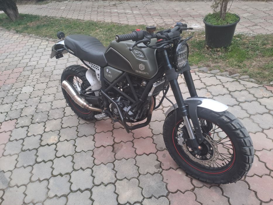 Geon Scrambler 250: 1 200 $ - Мотоцикли Зняцьово на Olx