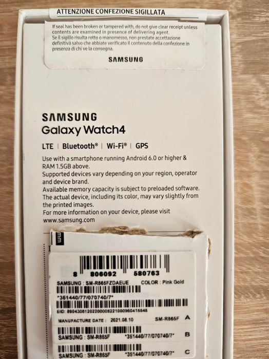 Galaxy Watch 4 40mm LTE – Różowe Złoto (Pink Gold), Stan Idealny Wrocław Psie Pole • OLX.pl