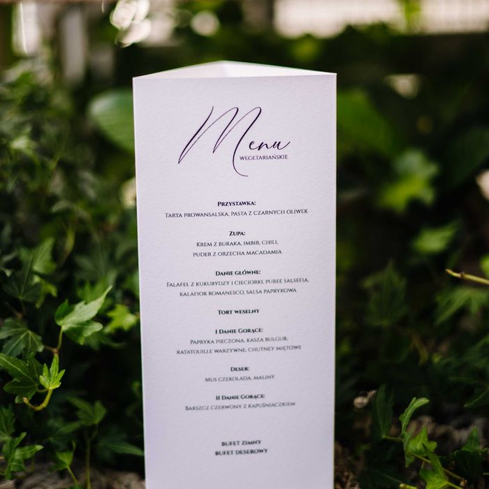 Numerek na stół weselny + menu + plan wesela - 3w1 Kraków Swoszowice ...