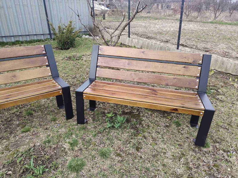 Лавочка, садовая скамья, лавочка Лофт: 2 750 грн. - Сад / город Затишшя ...