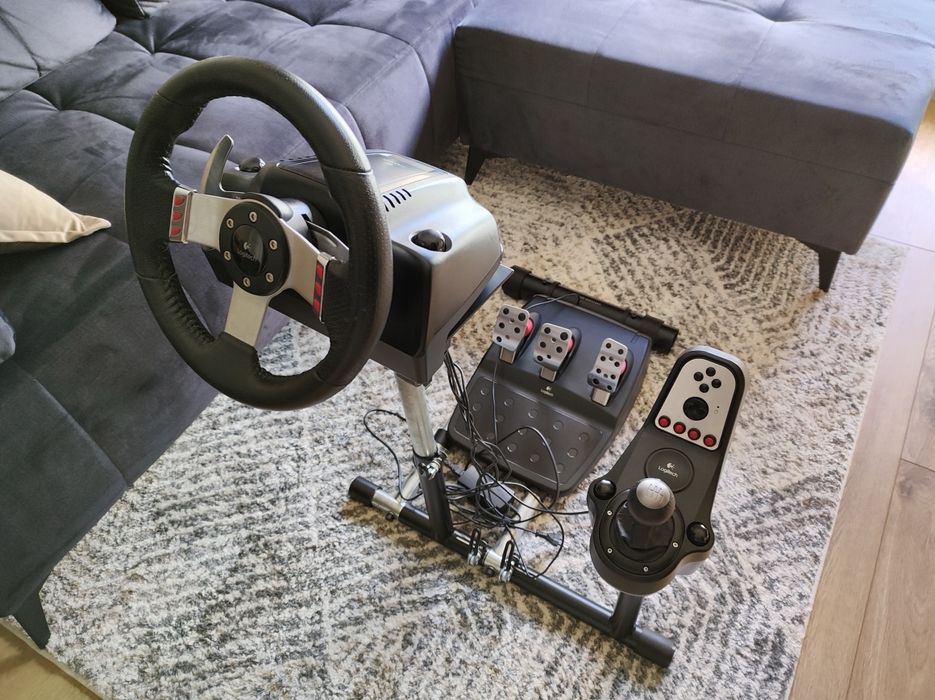 Logitech G27 + Wheel Stand Pro + moduł RGS Suwałki • OLX.pl