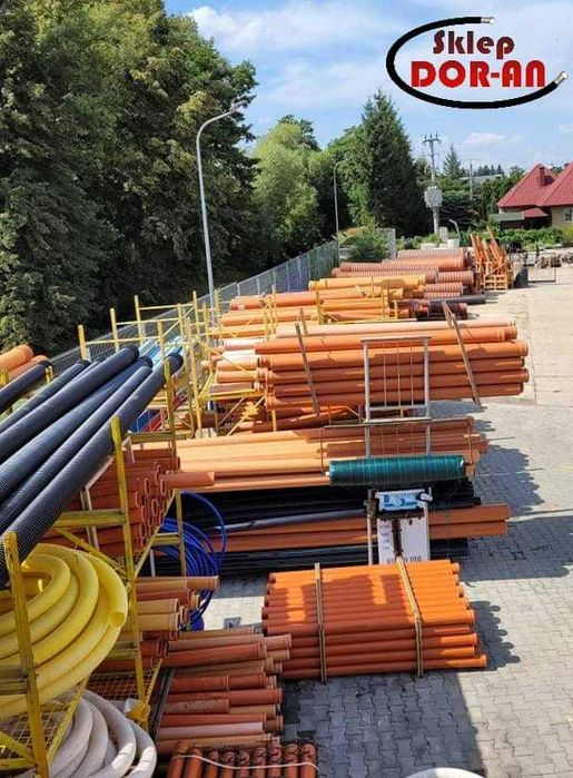 Rury kanalizacyjne fi 110_1000/ Rury drenarskie / Kształtki*/ ZASUWY Radomyśl Wielki • OLX.pl