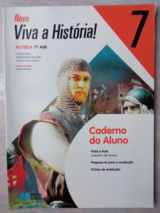 Caderno de atividades/ do aluno "Viva a História 7" Corroios • OLX Portugal