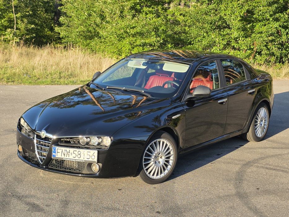 Alfa Romeo 159 1.9 JTD 150kM. Czerwone skóry. OKAZJA !! Nowa Sól • OLX.pl