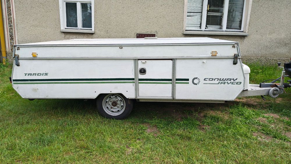 Przyczepa namiotowa Conway Tardis • fajny projekt do skończenia Zielona ...