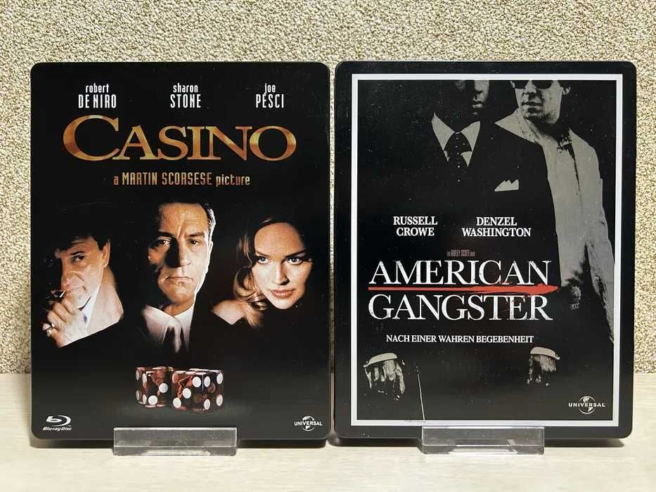 Steelbook Blu-ray Лицо со шрамом/ Казино/ Солт/ Гангстер/Закон ночи ...