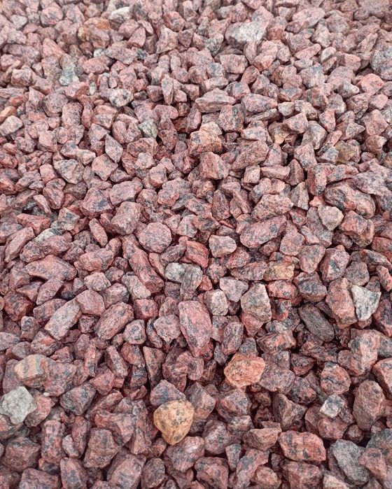 Grys granitowy Vanga, czerwony kamień, kruszywo ozdobne Otwock • OLX.pl