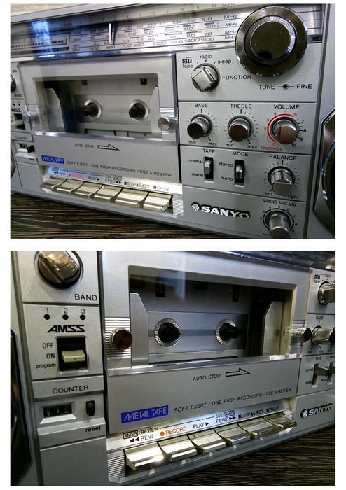 SANYO M 7900 K Mini & Slim Stereo Radio Cassete Recorder 1984: 11 800 грн. - Магнітоли Дніпро на Olx
