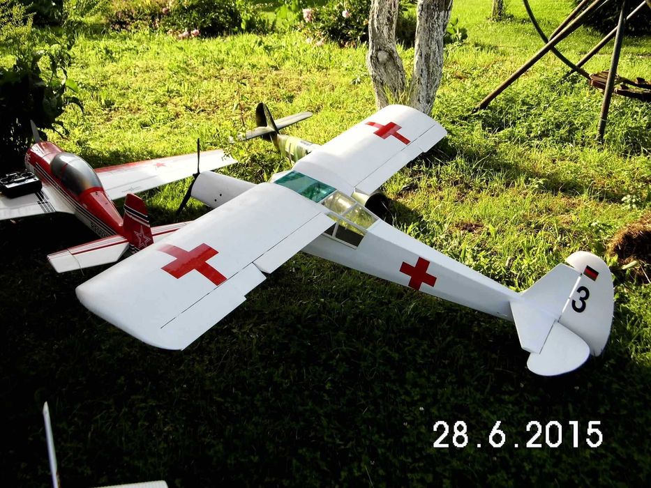 Model samolotu RC Fieseler Fi-156 Storch 2,4m Lubin • OLX.pl