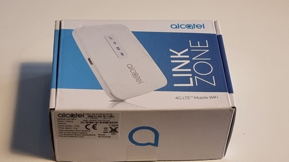 Router ALCATEL Link Zone 4G LTE (czarny) NOWY Poznań Starołęka • OLX.pl