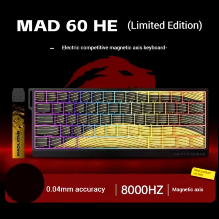 MADLIONS MAD 60HE НОВА | КРАЩЕ ЗА Вутінг Магнітна Клавіатура 8к hz: 3 ...