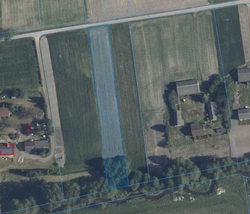 Sprzedam działkę budowlaną (plan) Boleścice • OLX.pl