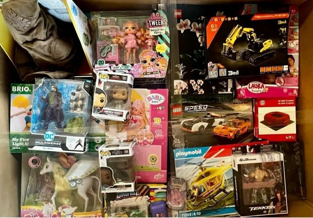 Karton Zabawek Mix 200PLN NOWE LEGO Barbie Hobbit Star Wars Pokemon ...