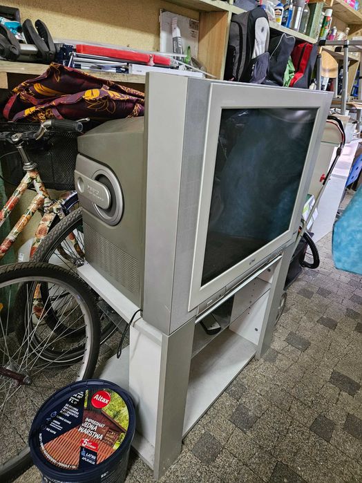 REZERWACJA WARTY UWAGI telewizor CRT gry retro LG 29 cali SCART VGA ...