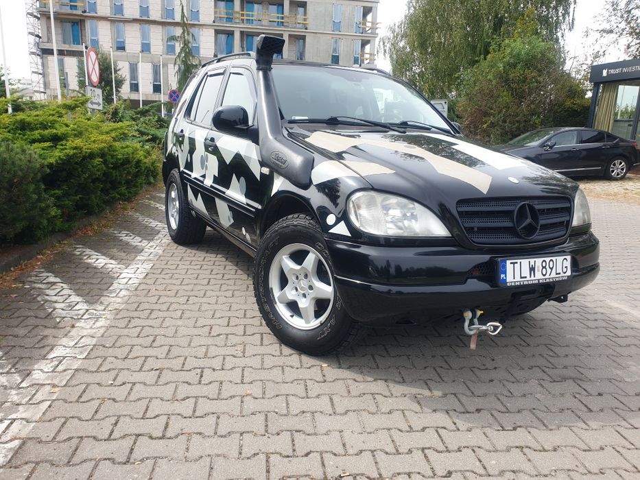Mercedes ML W163 2.7 CDI off-road wyciągarka, AT, osłony, android bose ...